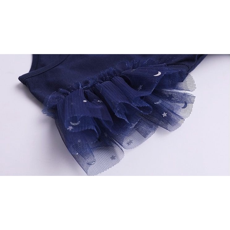 Girls Princess Dress Kids Dress Gaun Budak Perempuan Blue Princess ...
