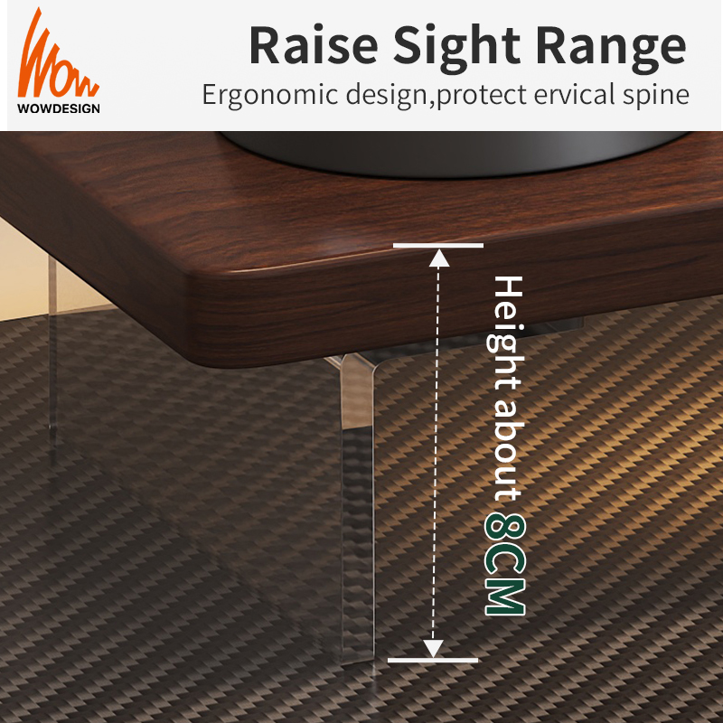 Monitor Stand Raiser Screen Increase Shelf Base Riser Laptop Stand ...