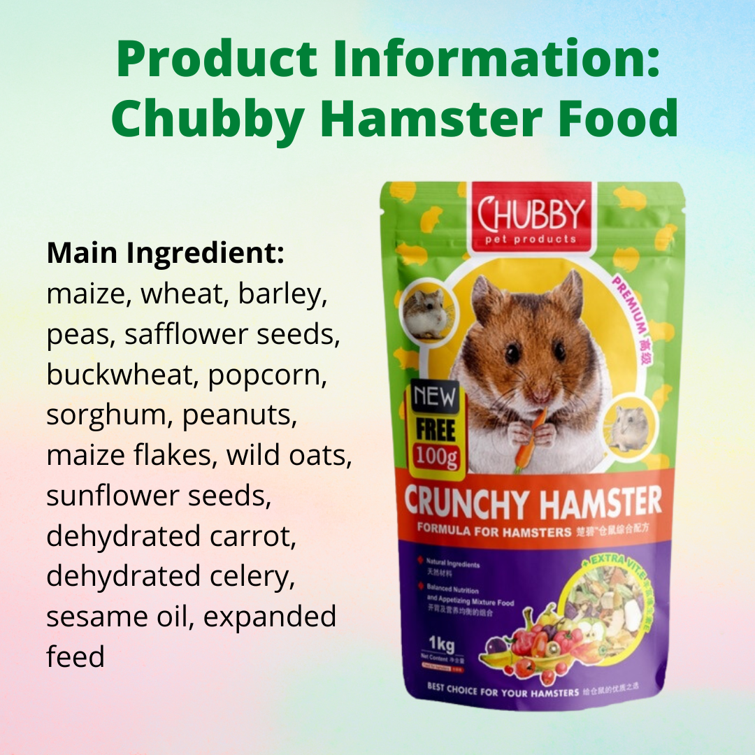 Complete Nutrition Hamster Food 1kg / Makanan Hamster Hemster Murah ...
