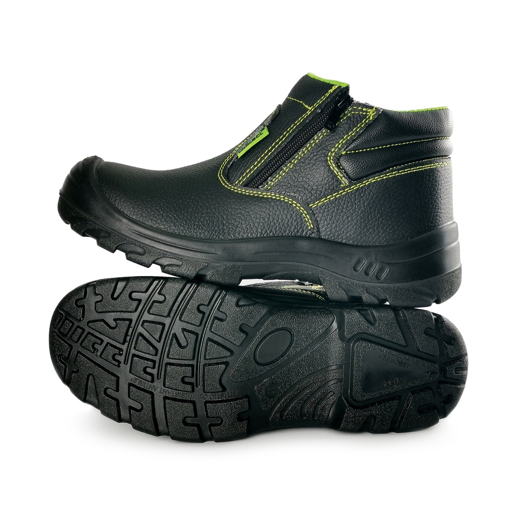 Toetect Men Mid Cut with Double Zip Safety Shoes TOE-SR1003 | Shopee ...