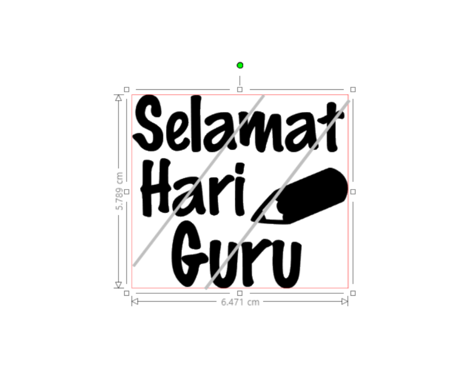 VINYL STICKER HAPPY TEACHER'S DAY | SELAMAT HARI GURU | FOR 5" INCH ...