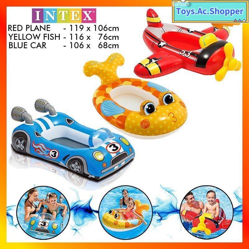 INTEX 59380 Inflatable Swimming Pool Cruiser Cute Cartoon Toy Water ...
