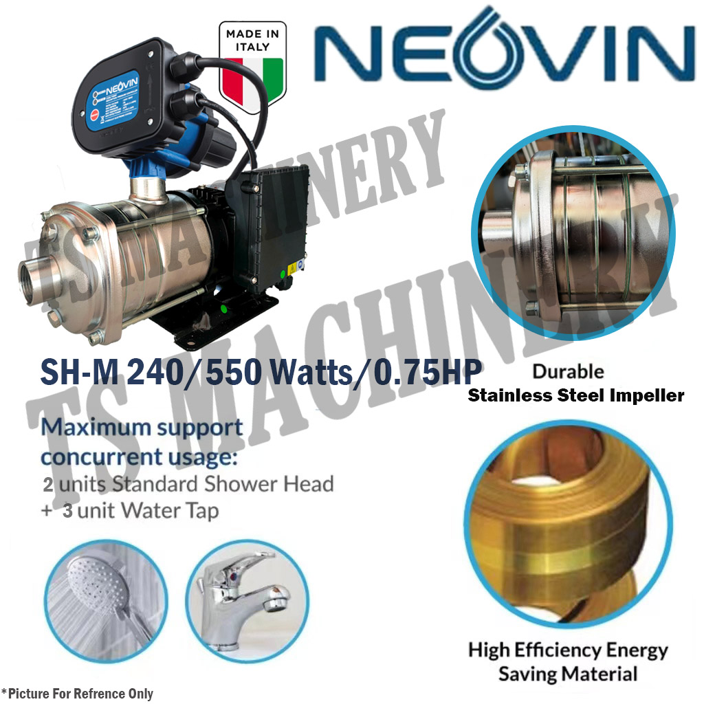 [𝐌𝐚𝐝𝐞 𝐈𝐧 𝐈𝐭𝐚𝐥𝐲]Neovin Automatic Home Booster Water Pump SH-M230 240 440 ...