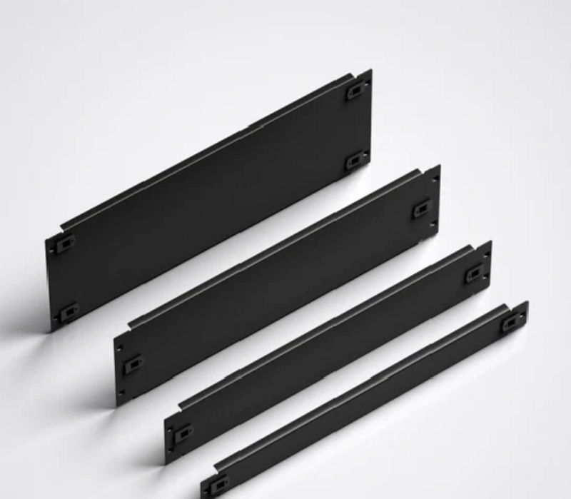 19" 19 Inch Server Rack Blank Plate Cover Panel 1U 2U 3U Metal Black ...