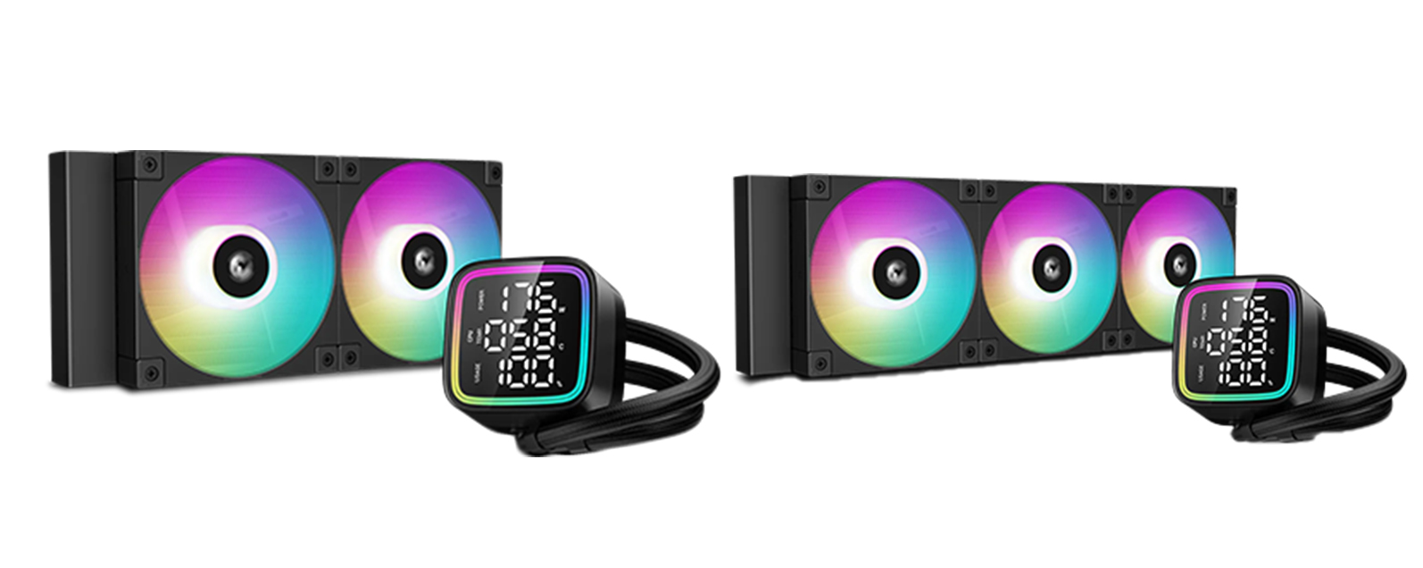 DEEPCOOL ARGB Liquid Cooling With Digital Status Screen LD240/LD360 ...