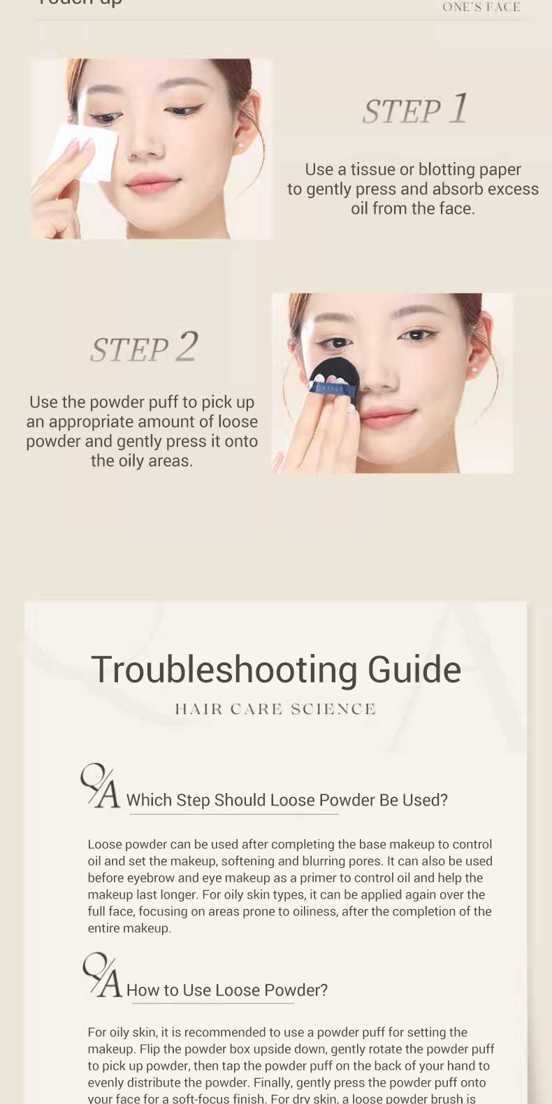 AMORTALS Korea HD Loose Powder Oil Control Silk Setting Powder Makeup ...