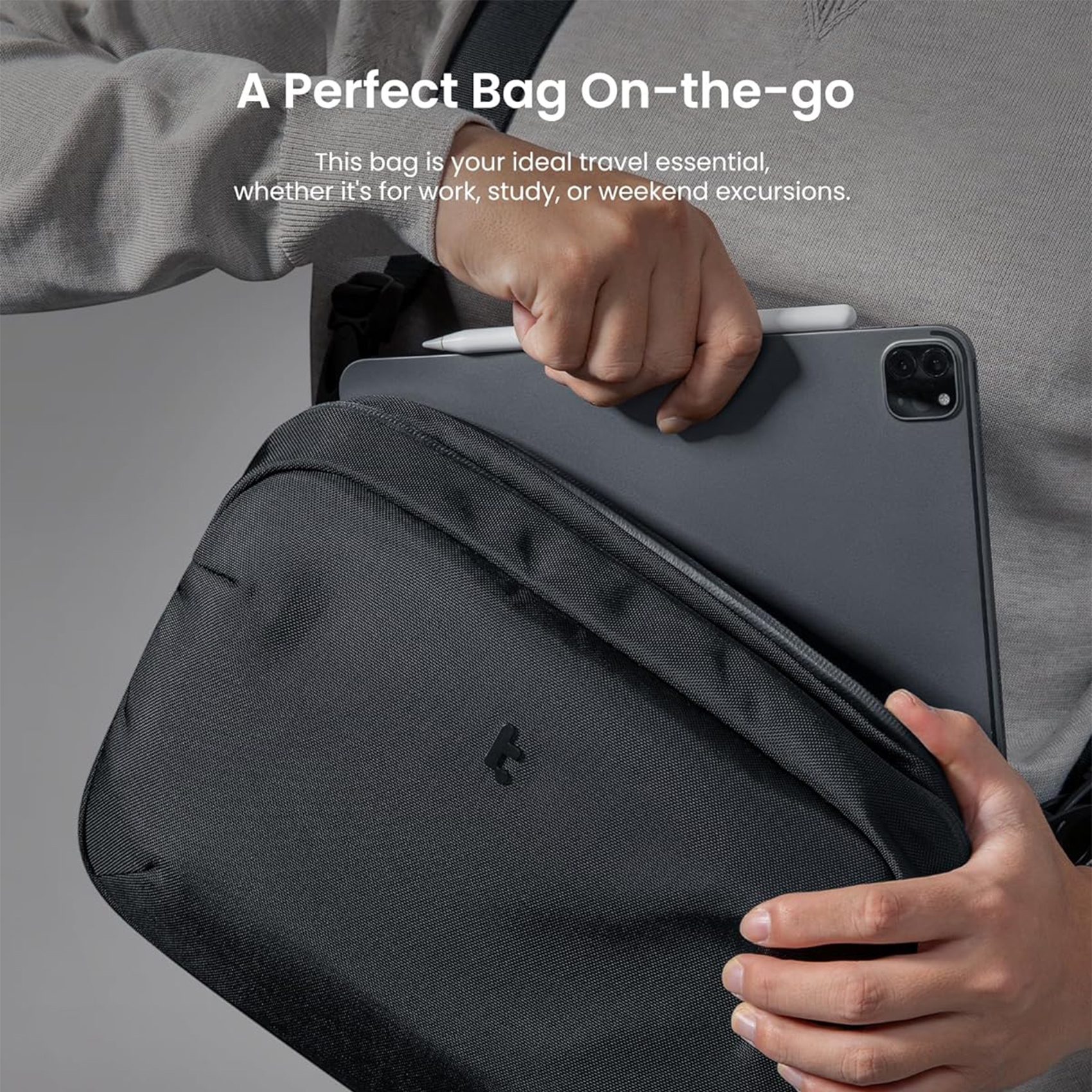 tomtoc B11 Daily Sling Bag 11 Inch Tablet Bag Men Shoulder Bag ...