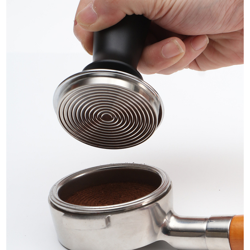 [51/53/58mm]Thread Desigm Constant Spring Tamper Espresso Coffee Tamper ...