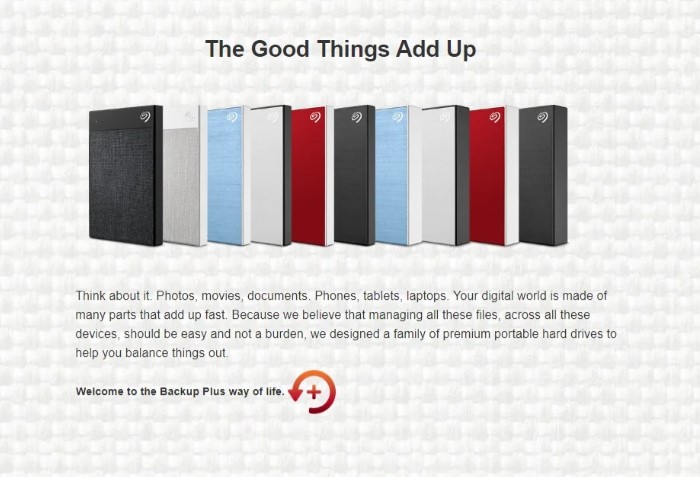 Seagate External Hard Disk One Touch/Backup Plus Slim Aluminium ...