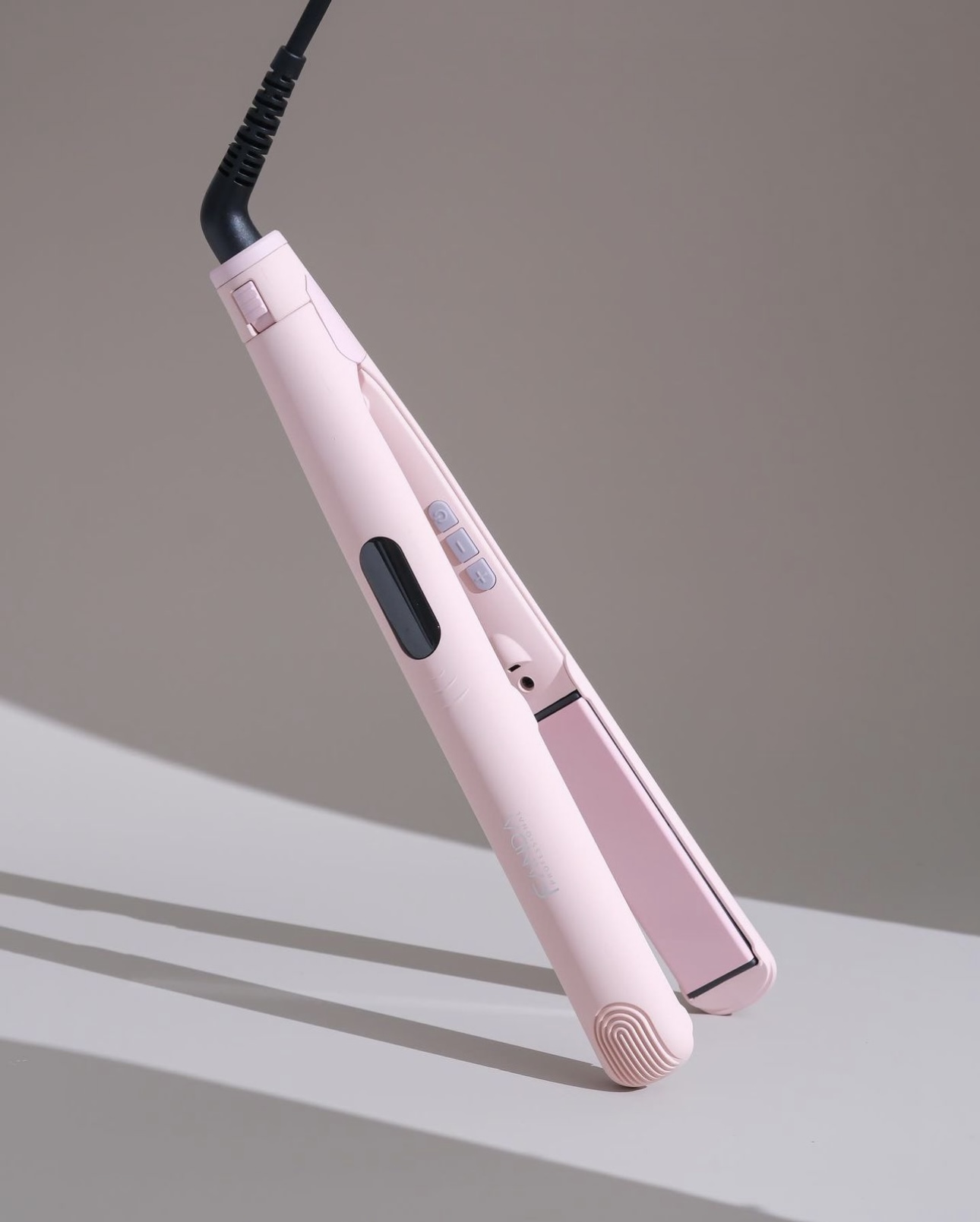 FANDA Ceramic Coated Hair Straightener 2.5cm Straightening Hair Iron ...