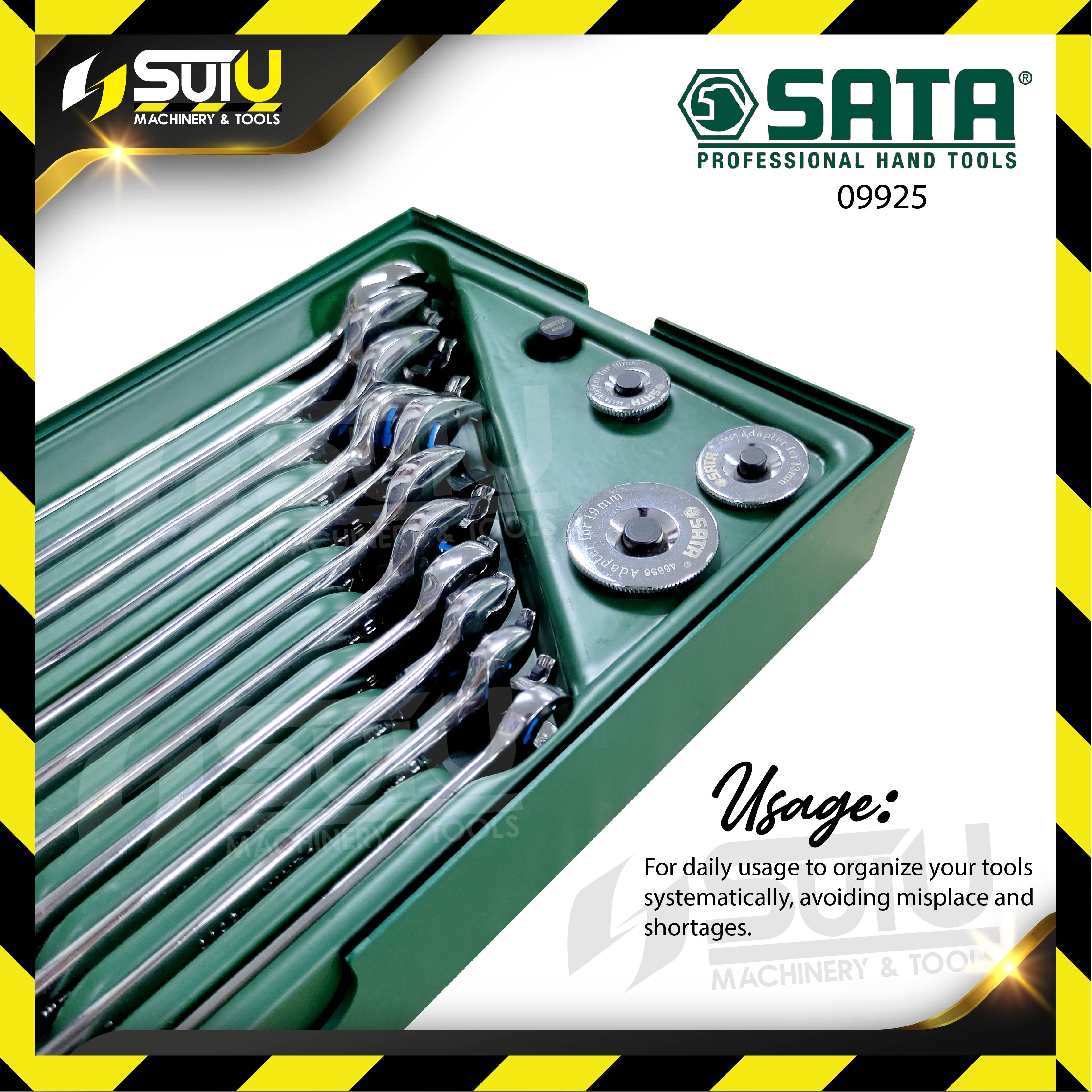 SATA 09925 19PCS Double Ratcheting Wrench Set (METRIC) | Shopee Malaysia