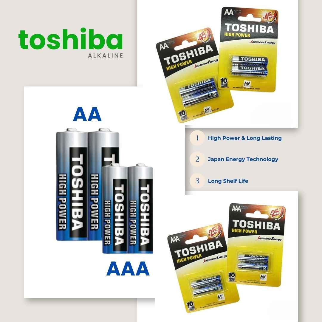 Toshiba Heavy Duty Genuine Powerful Long Lasting Energy Saving High ...