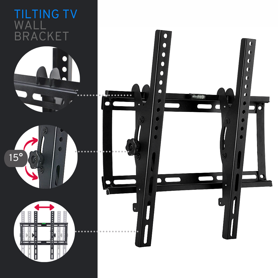 Tilt Adjustable Wall Bracket TV Wall Mount Bracket Stand for TV (32"-70 ...