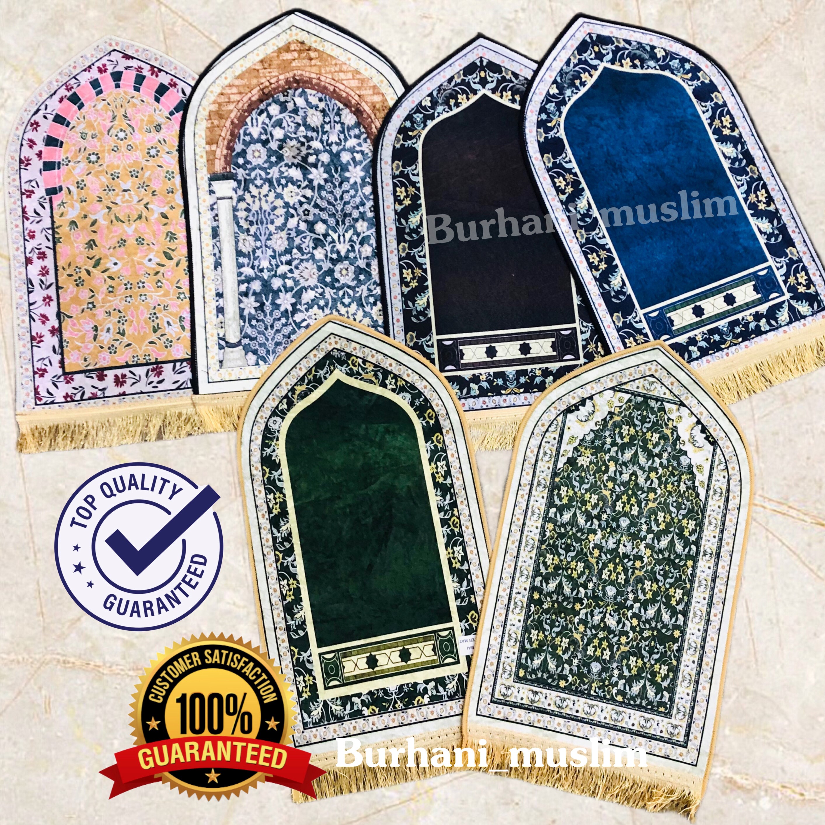 Sejadah Mini Kubah Muka Panjang /Shining /Sejadah Mini Muka Panjang ...