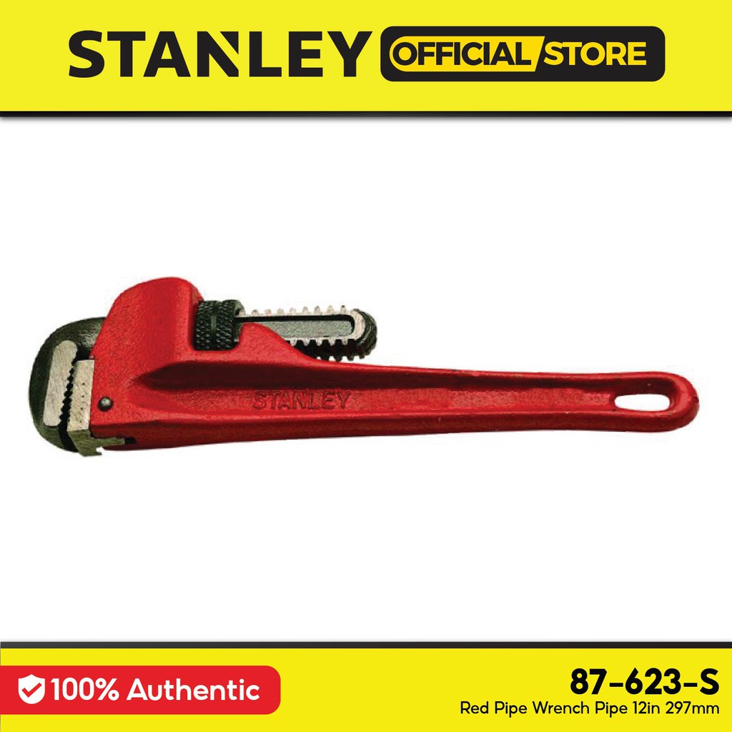 STANLEY Pipe Wrench 87-620-S | 6"/140mm | 8”/186mm | 10"/248mm | 12 ...