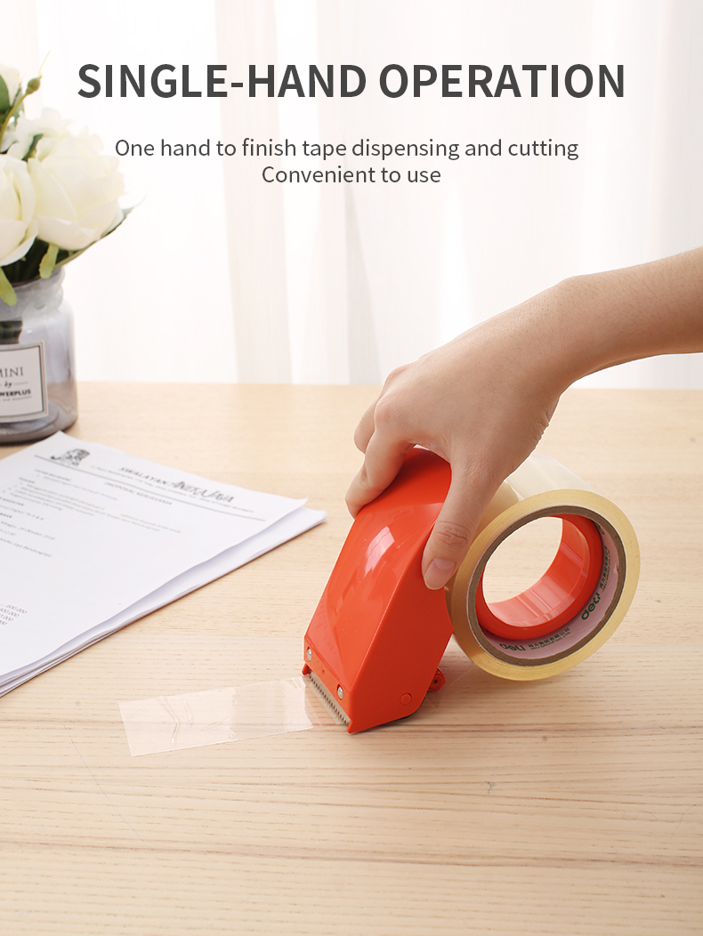 Deli Packing Tape Dispenser Anti-Corrode Opp Tape Cutter and ABS ...