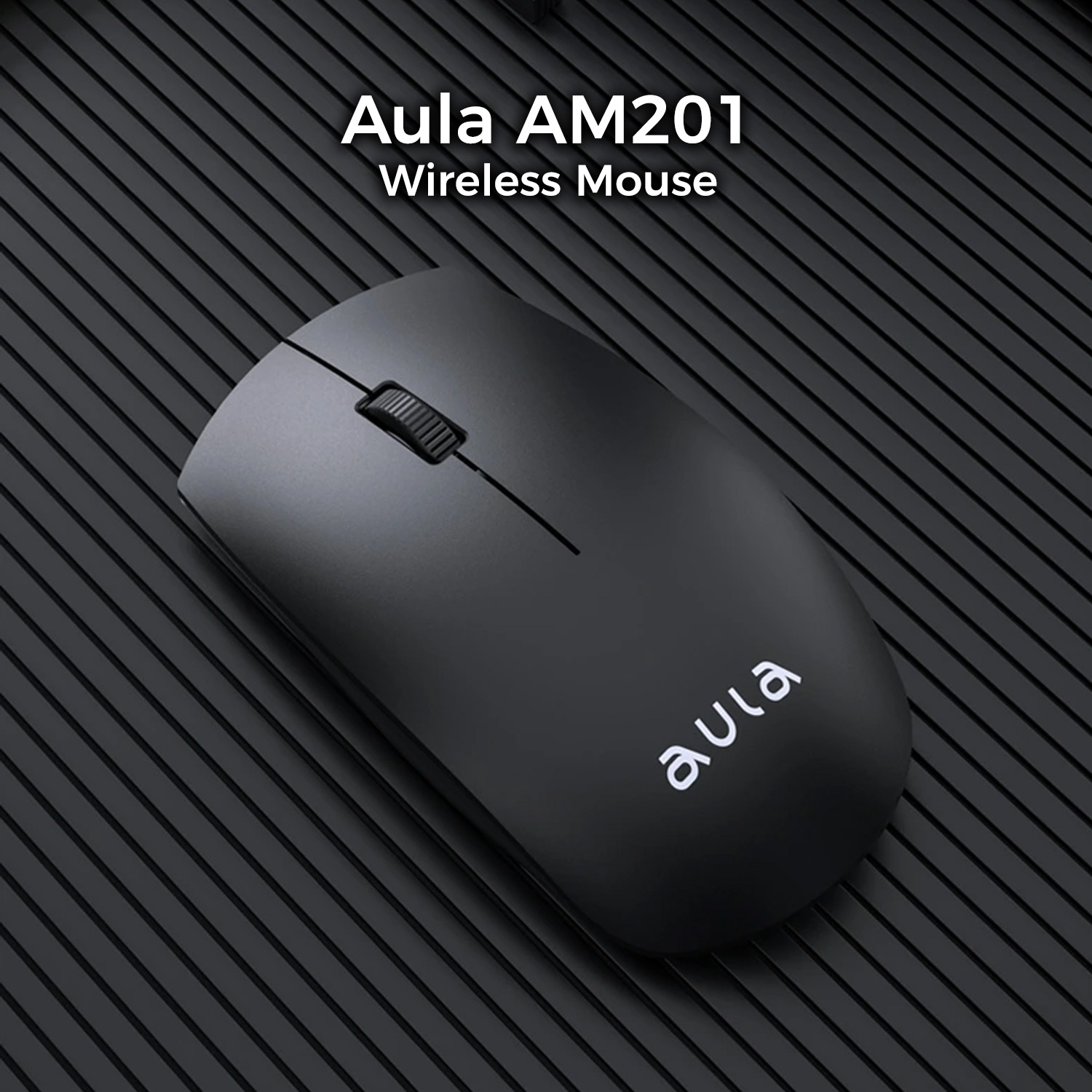 AULA AM201 Wireless Mouse 2.4GHz USB Dongle Receiver Optical Windows ...