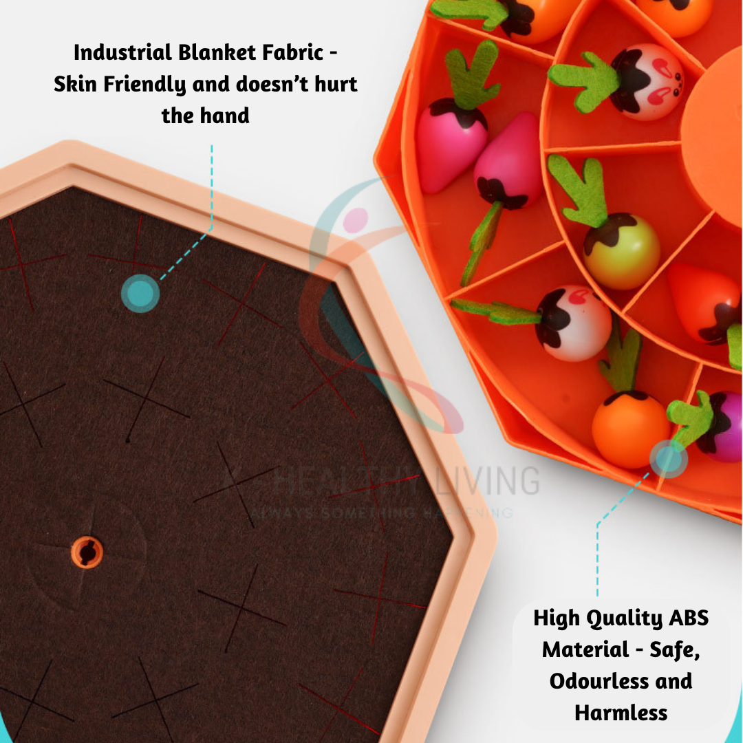 Baby Toy Pulling Out Radish Toys Vegetable Memory Game Puzzle Kid Game ...