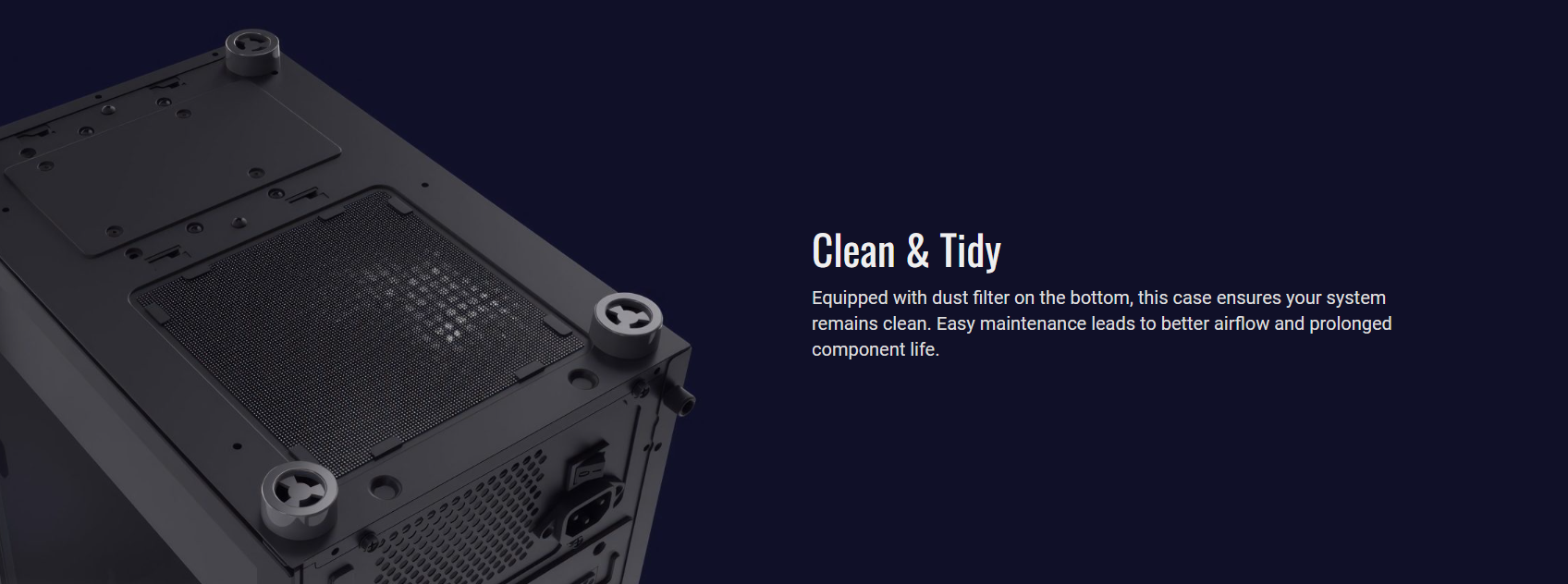 AeroCool CS-111 Black / White Tempered Glass Side Panel Micro ATX (mATX ...