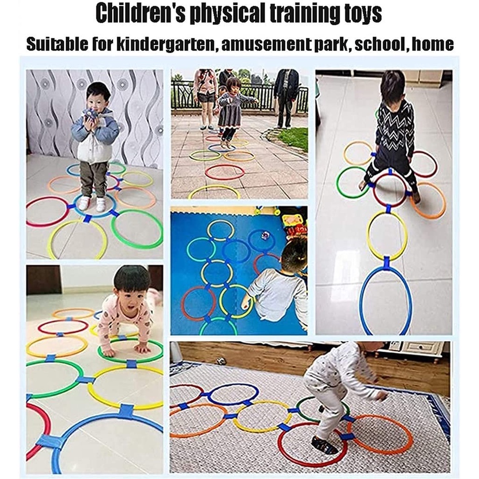 3H Set Cincin Juggling Ring Mainan Sukan/Set of 10 Juggling Circle ...