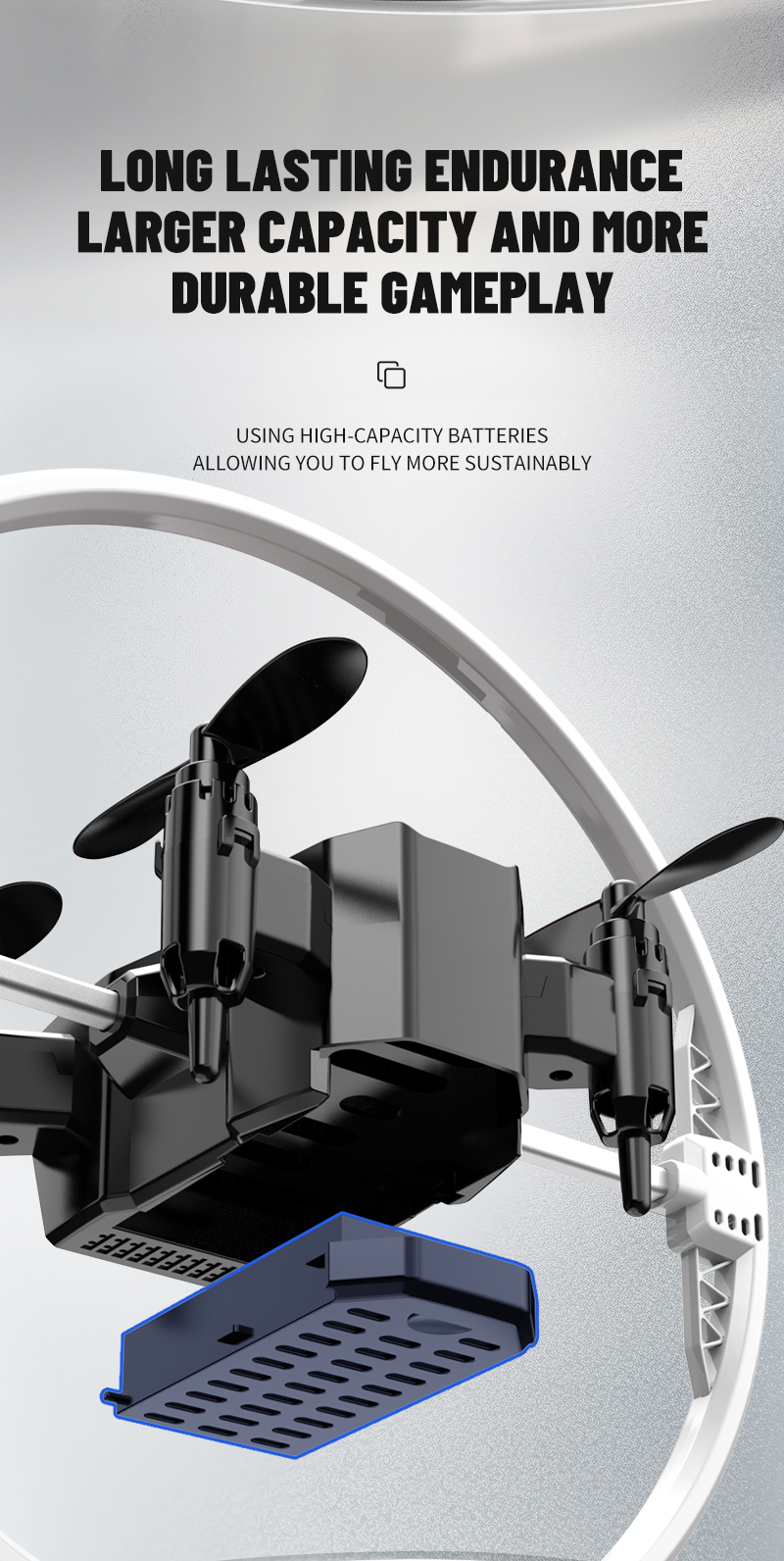 [Malaysia Stock] RC Drone UFO Cool Lighting Rolling Tumbling Smart ...