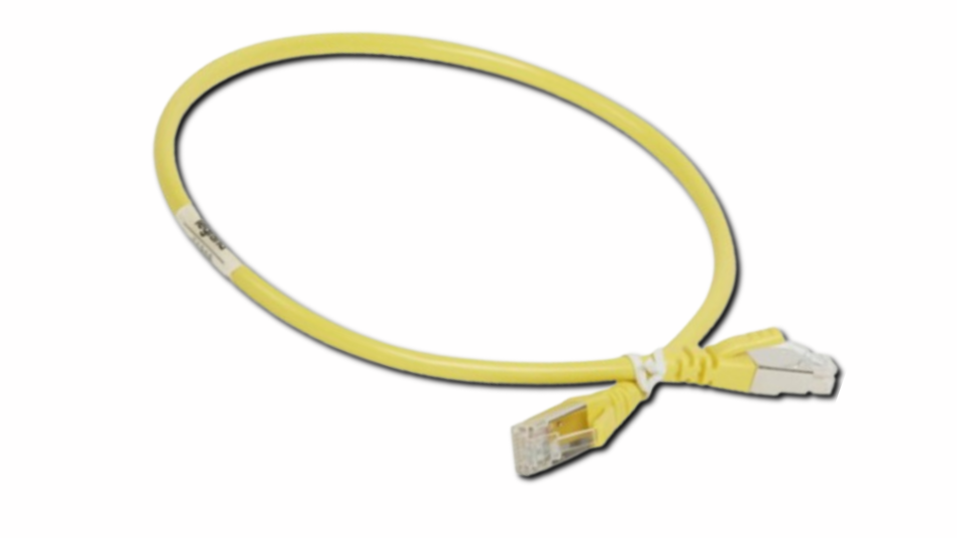 CAT6 Patch Cord Yellow 0.5m 0.5 Meter 50cm RJ45 to RJ45 LAN IP Network ...