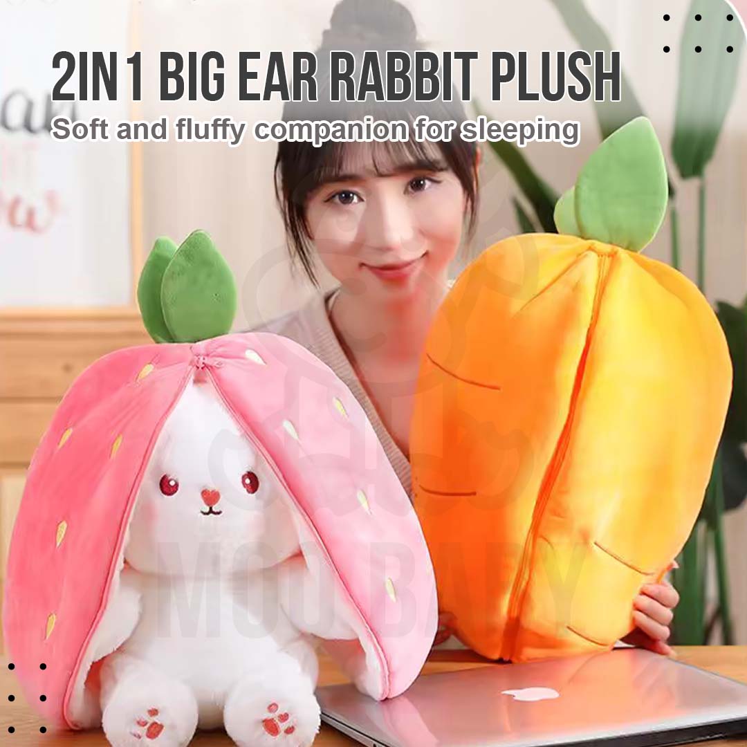 Moo Baby Boneka Anak Patung Comel 2in1 Rabbit Plush Toy Rabbit Plushie ...