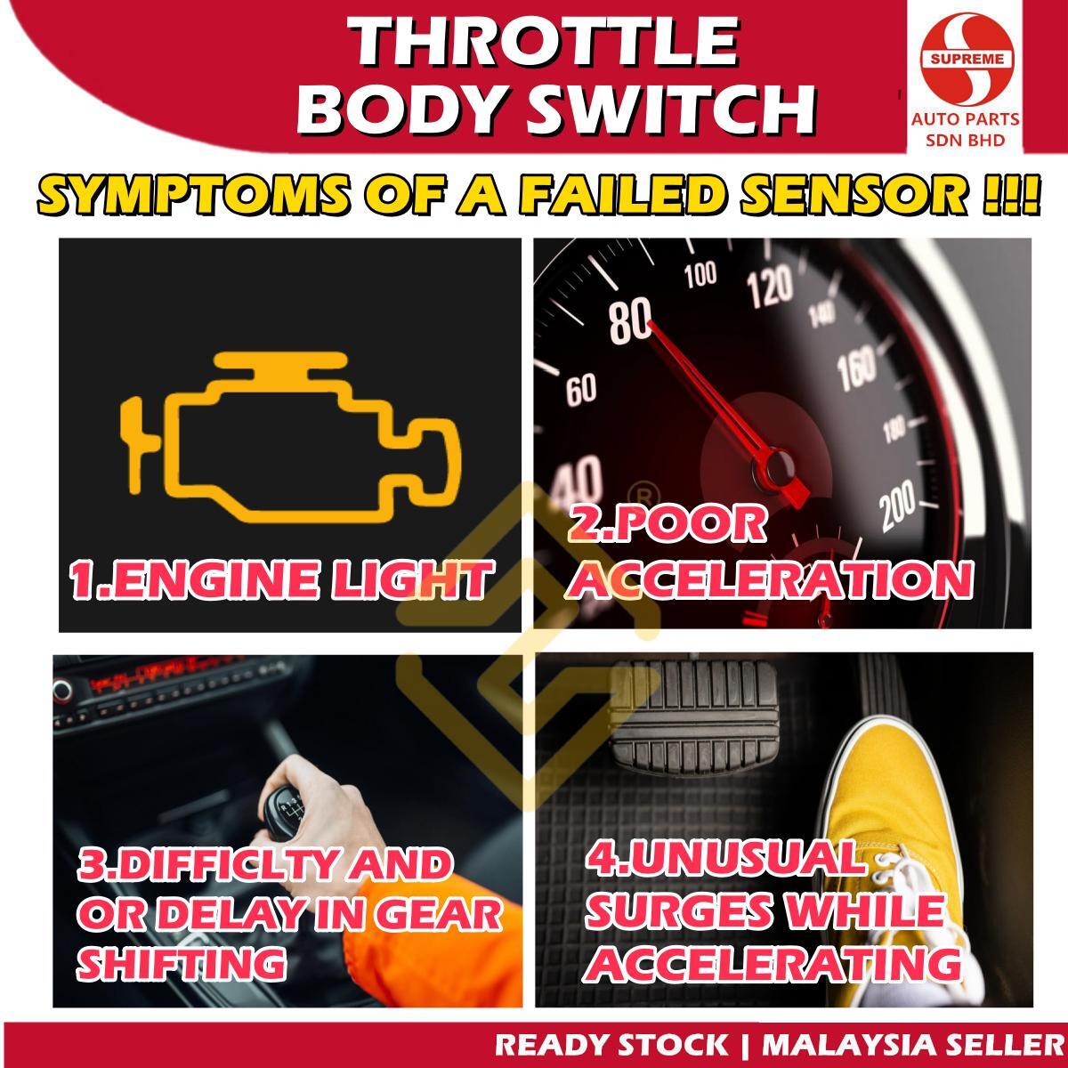 S2U Throttle Body Sensor Switch IDLE Speed Control Valve Perodua Myvi ...
