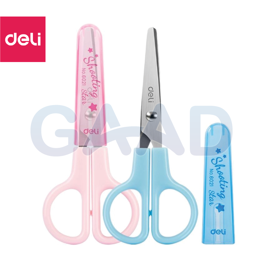 Deli Student Scissor With Cover Protection for Student School Use ...