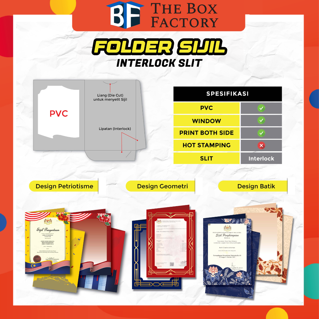 TBF GRADUATION CERTIFICATE FOLDER | SIJIL HOLDER | HOTSTAMPING FOLDER ...