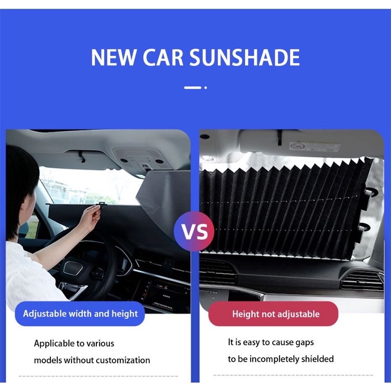New Arrival Automatic Retractable Windshield Curtain for Car Windscreen ...
