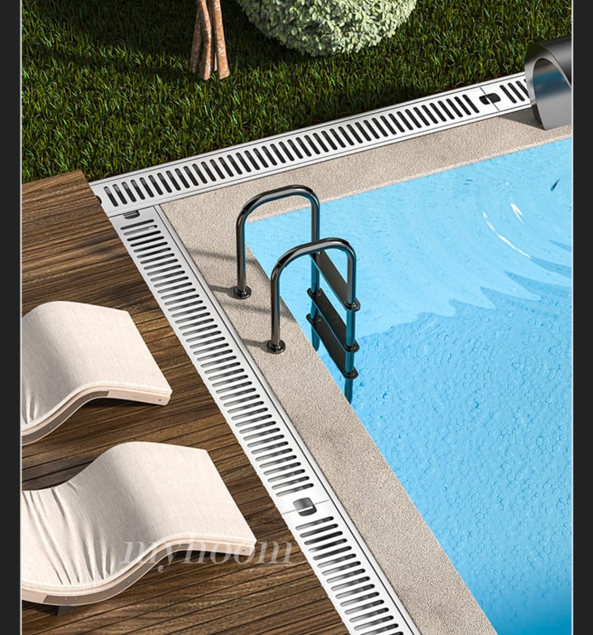 Long floordrain Cover/Balcony Drain cover/Swimming Pool Drain Cover ...