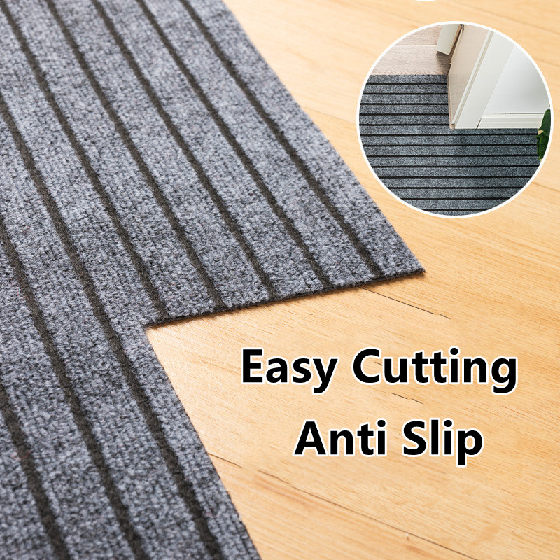 Korean Grey Anti Slip Runner office carpet 120cm 90cm 50cm Width Karpet ...