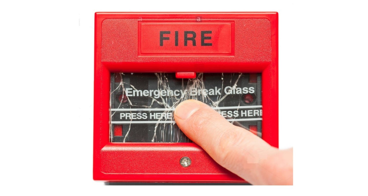 Emergency Break Glass Fire Red to Release EM Electromagnetic Magnet ...