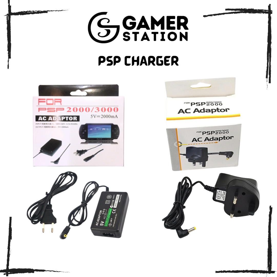 PSP Charger Adapter 1000 2000 3000 AC Power PlayStation Portable Game ...