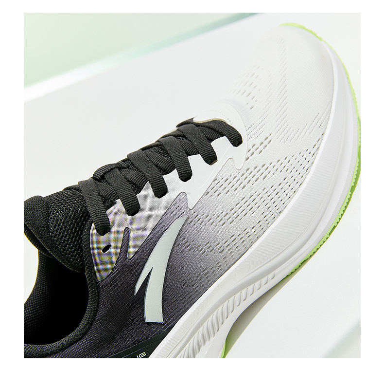ANTA MEN Easy run Running Shoes 1124B5534-3- Paper White/Black (Kasut ...
