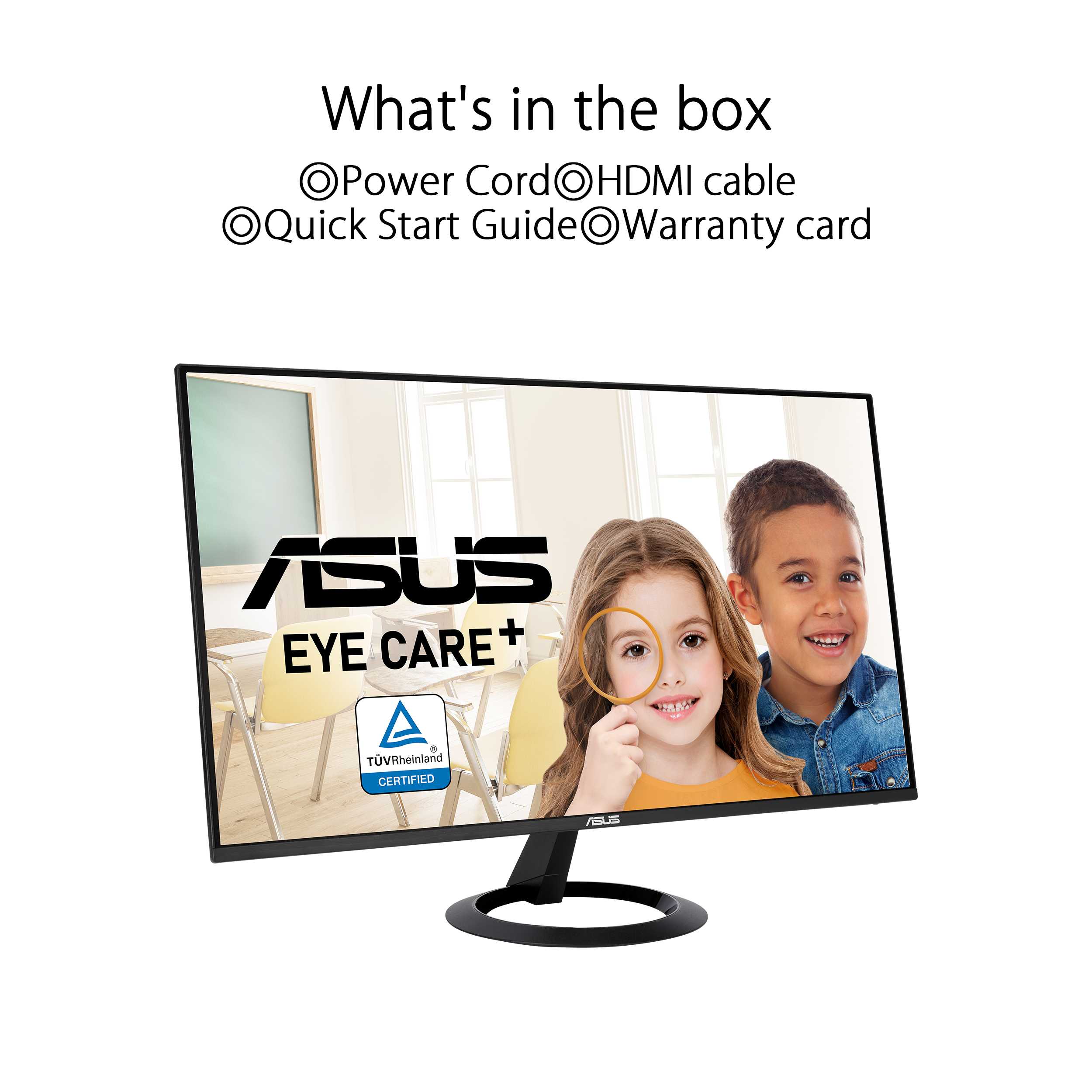 ASUS VZ24EHF Eye Care Ultra Slim Gaming Monitor – 24-inch, IPS, Full HD ...