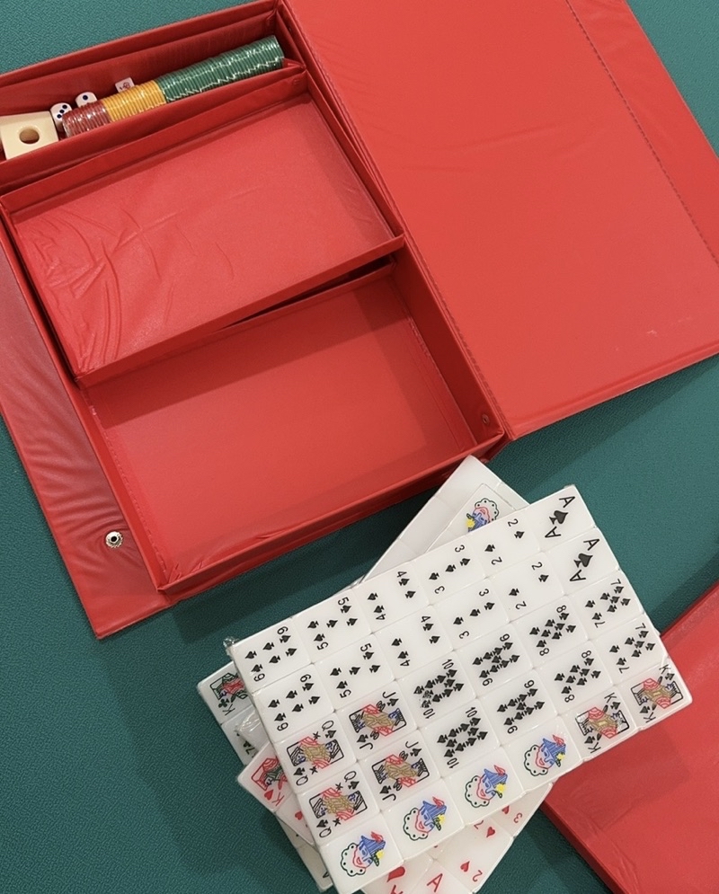 CRYSTAL RUMMY LAMI MAHJONG A1 SIZE 水晶拉米麻将 CRYSTAL GOLD LAMI RUMMY ...