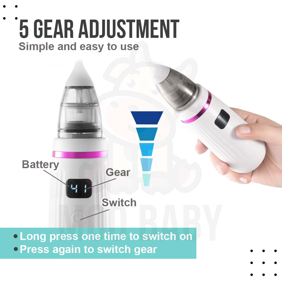 Moo Baby Penyedut Hingus Baby Nasal Aspirator Baby 2in1 Nose Suction ...