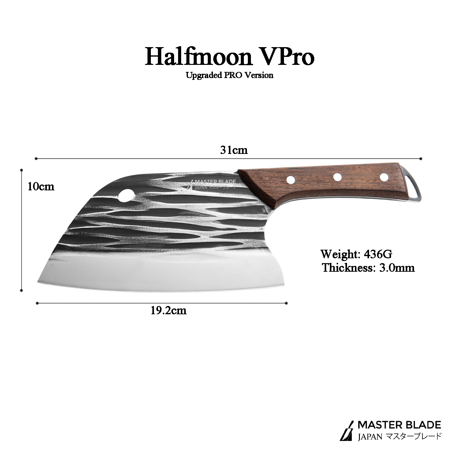 MASTER BLADE Pisau VPro High Carbon Stainless Steel Japan Knife for ...
