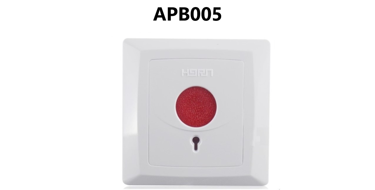 Wired Burglar Alarm ABS Emergency Panic Button 3"x3" Faceplate 85x85x33 ...