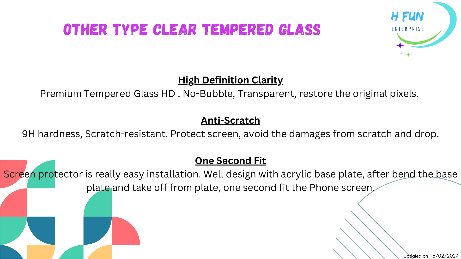 Screen Protector Infinix Hot 40/50/Pro/i/Note 40/Pro/Zero/40/Smart 9/GT ...