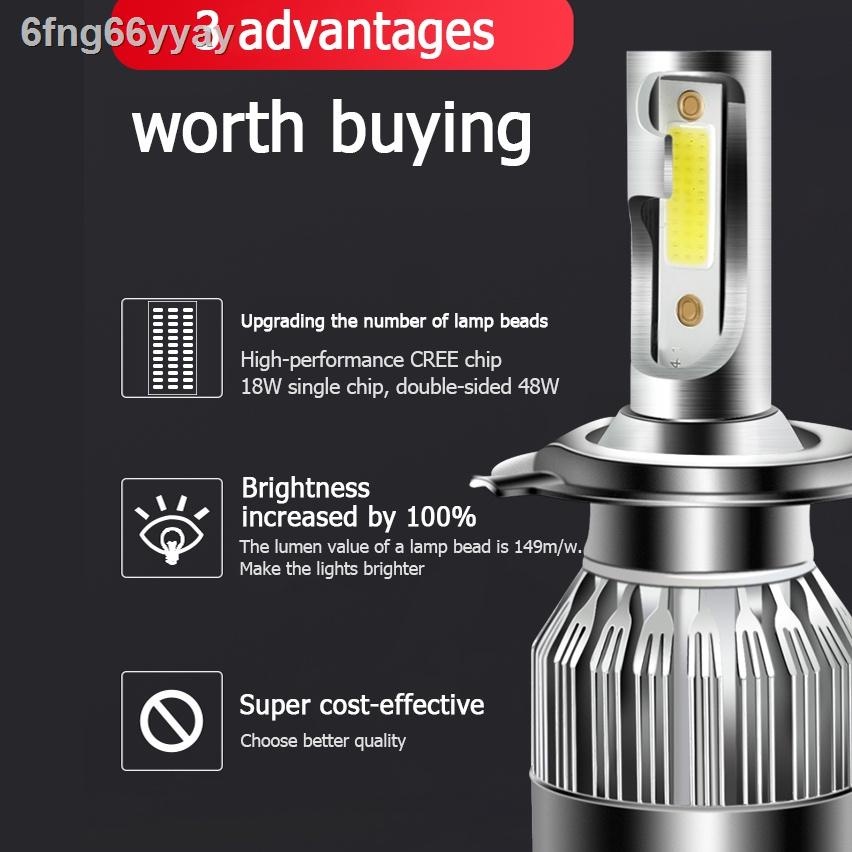 【TOP QUALITY】2PC PERODUA AXIA High Beam Headlight Head Lamp Light LED ...