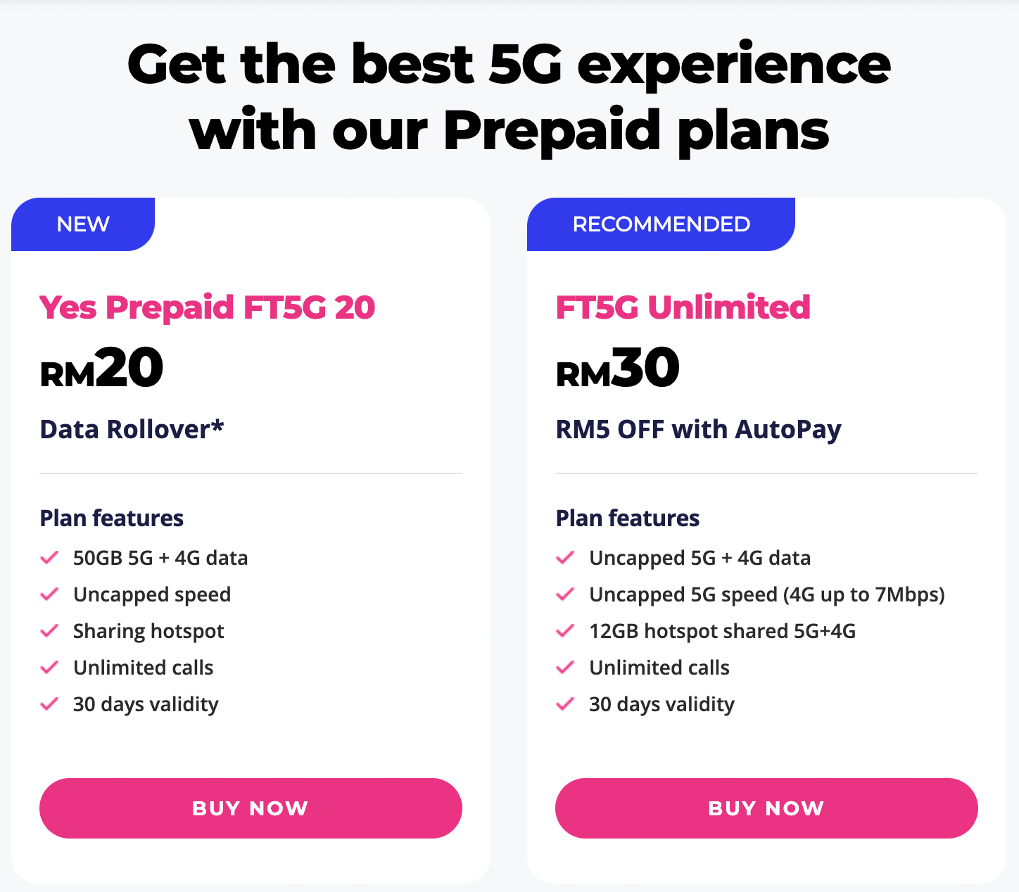 PREPAID RM30 YES SIM (INCLUDE UNLIMITED DATA & CALL ALL NETWORK) NOMBOR ...