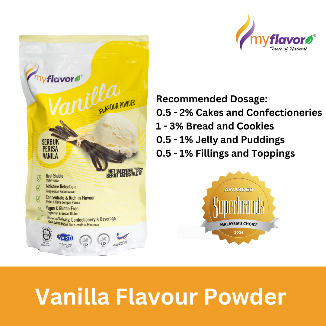Vanilla Flavour Powder MyFlavor HALAL 2kg Serbuk Vanila | Shopee Malaysia