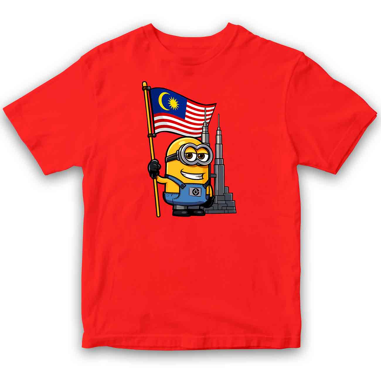 Baju Despicable Me Cartoon Malaysia T Shirt Merdeka Jalur Gemilang Boy ...