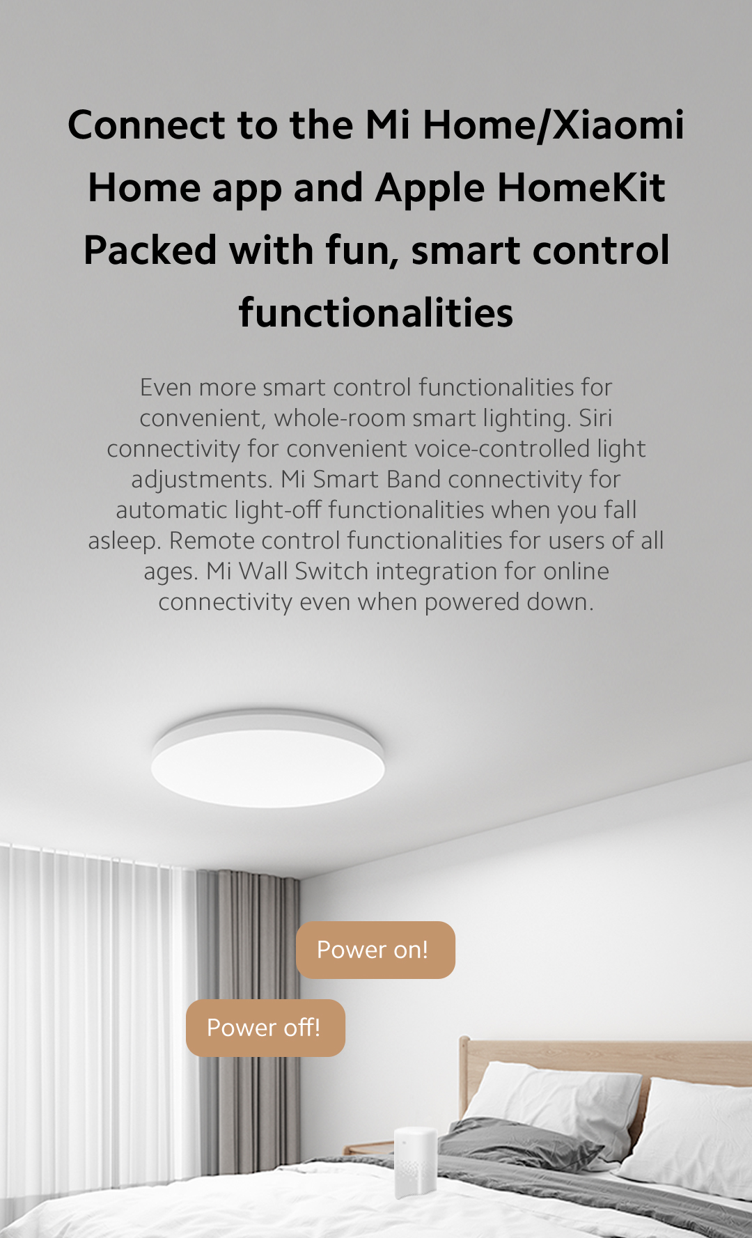 Xiaomi Mi Smart LED Ceiling Light(450mm) | Shopee Malaysia