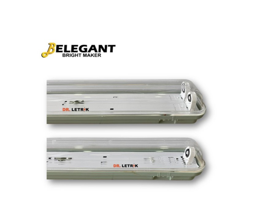 Anti Corrosive Cover for LED Double Tube T8 4Feet Weatherproof Fitting ...