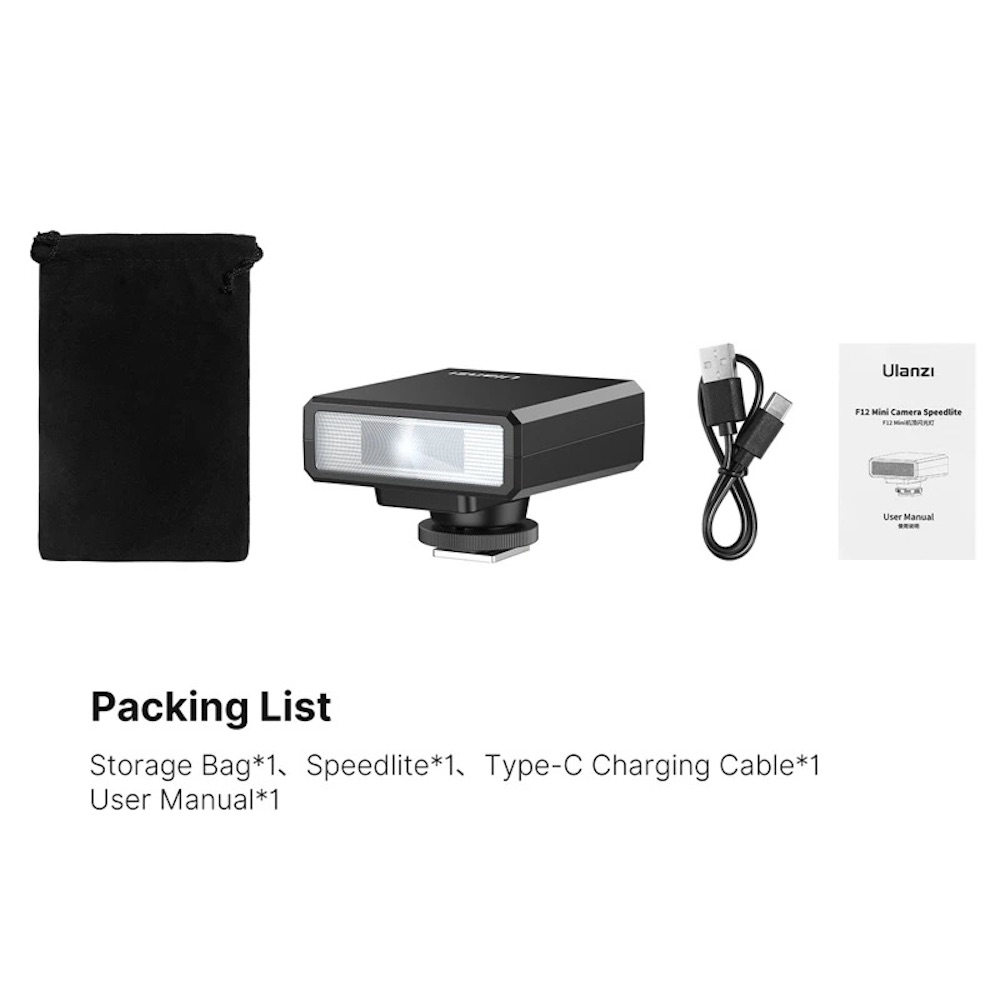 Ulanzi F12 Speedlite Mini Flash Light for Camera | Shopee Malaysia