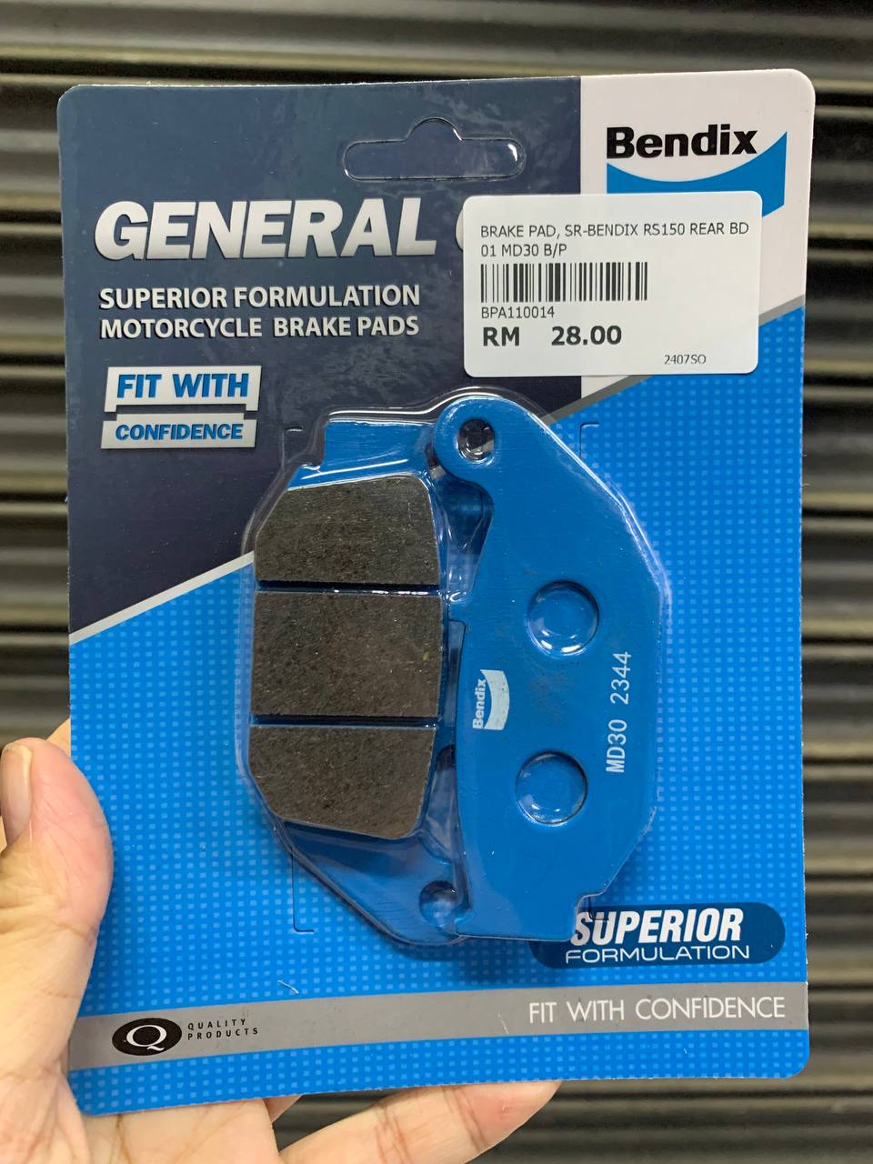 BENDIX RACING BRAKE PAD MD30 MD26 MD51 MD6 MD25 RS150 Y15 Y16 NVX LC4S ...